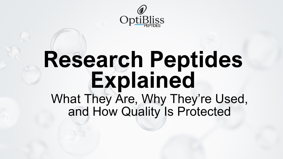 Research Peptides Explained: What They Are, Why They’re Used, and How ...